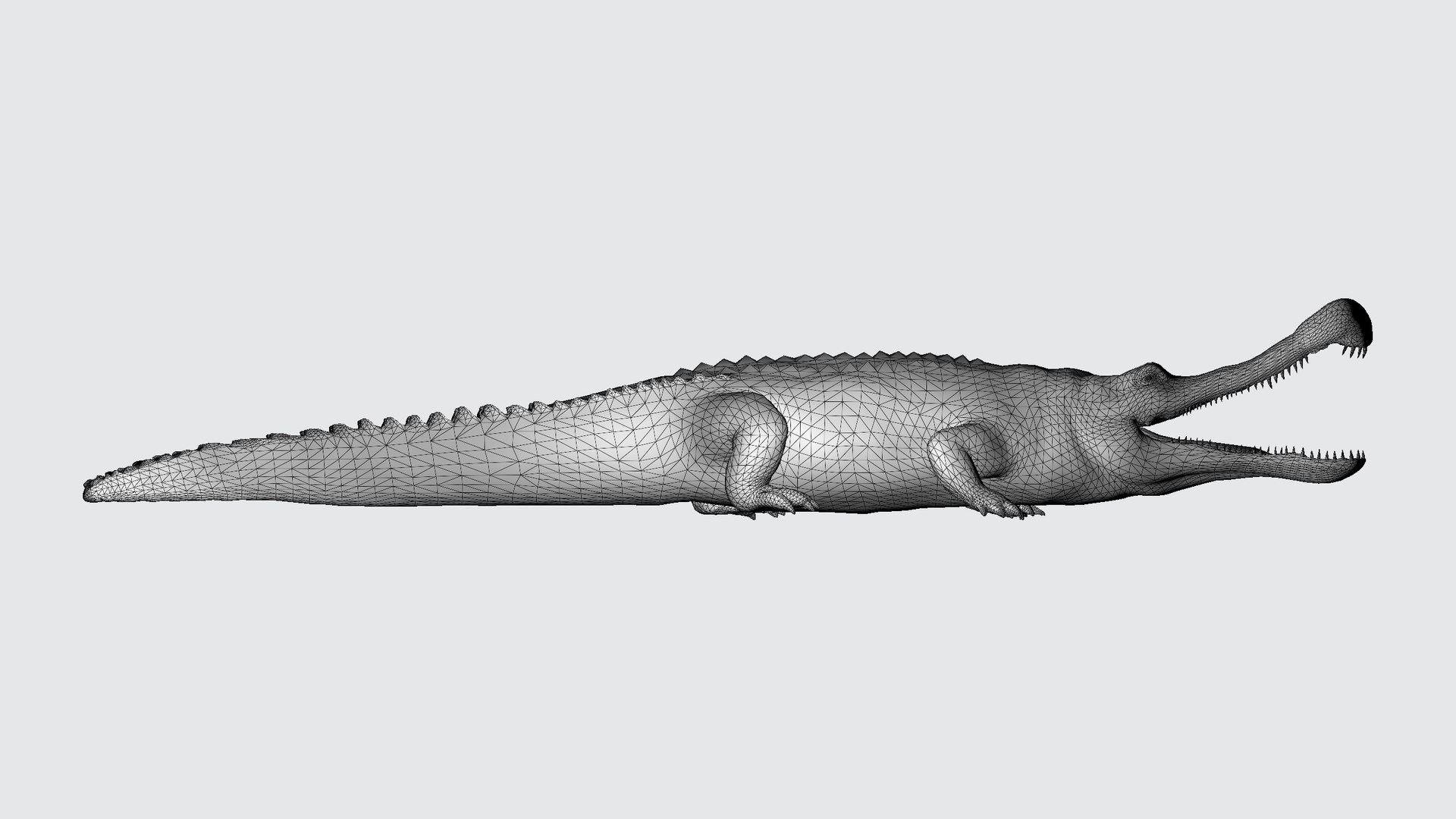 3D Sarcosuchus Model - TurboSquid 2346278