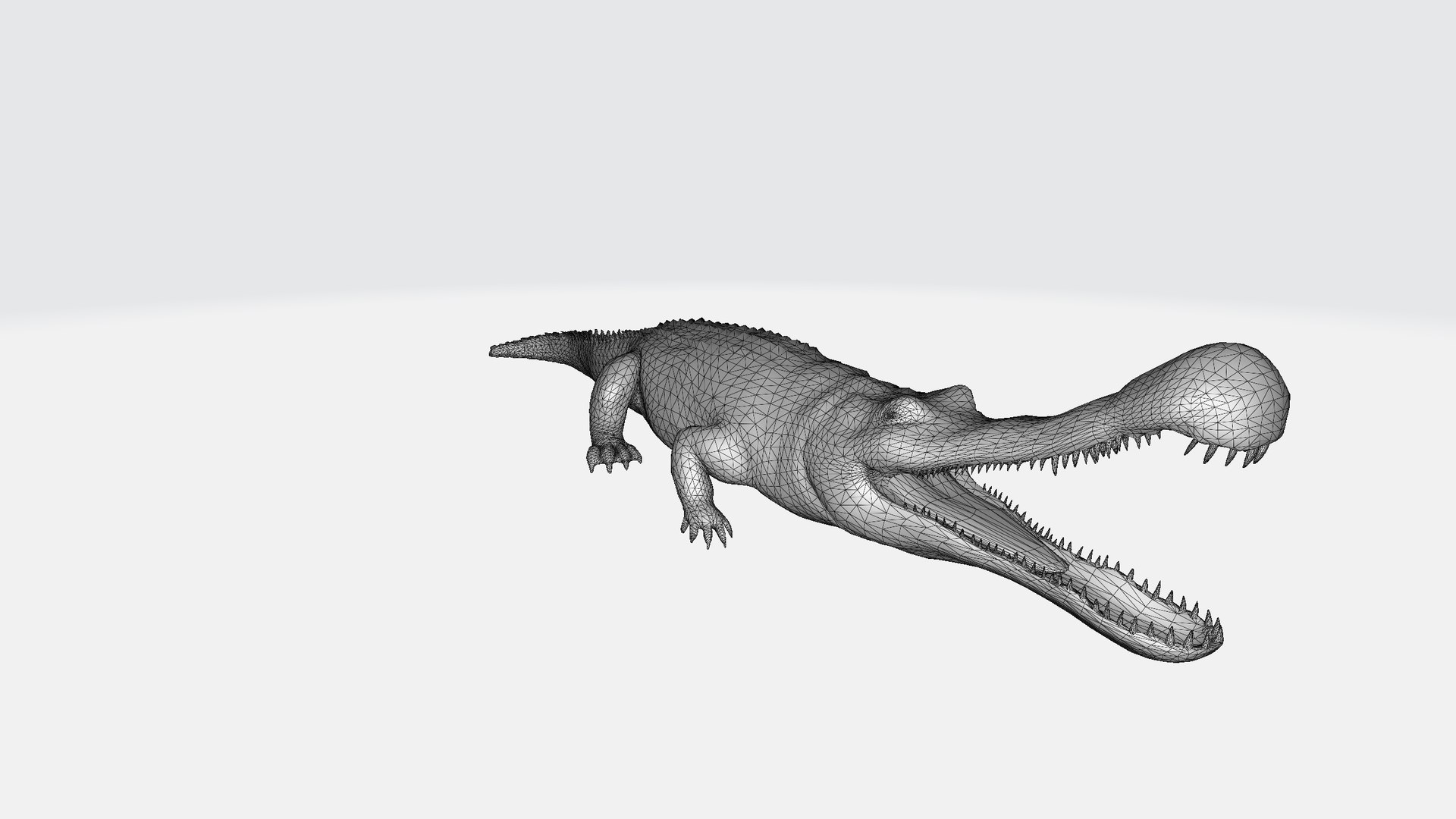3D Sarcosuchus Model - TurboSquid 2346278