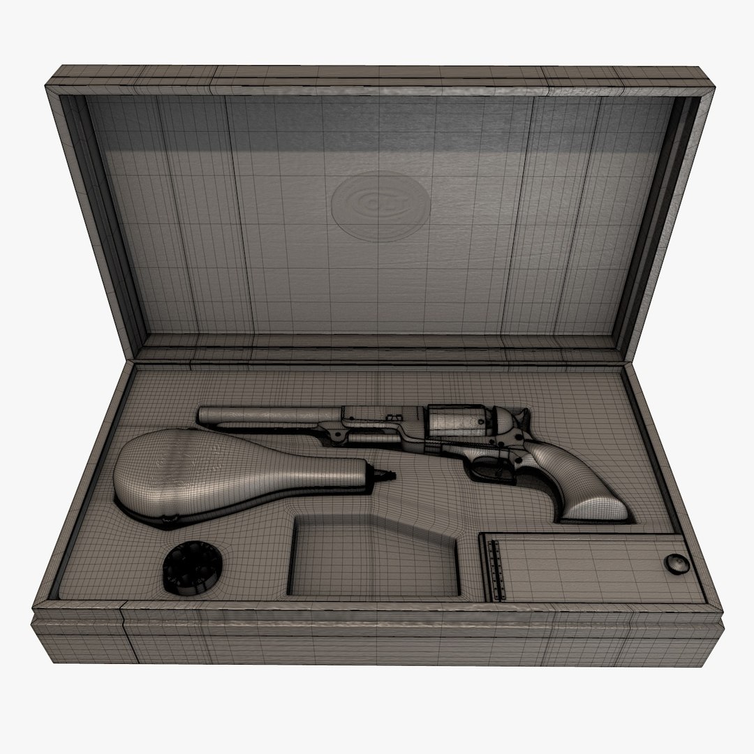 Colt Walker 1847 3d Model