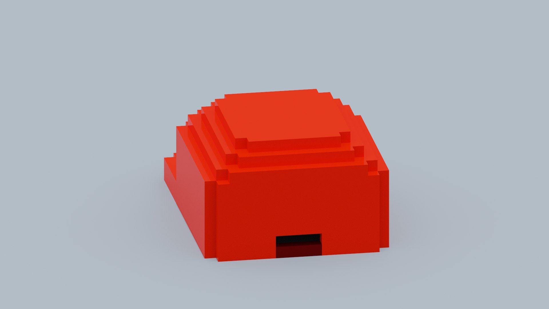 3D Voxel Red Hat - TurboSquid 1929051