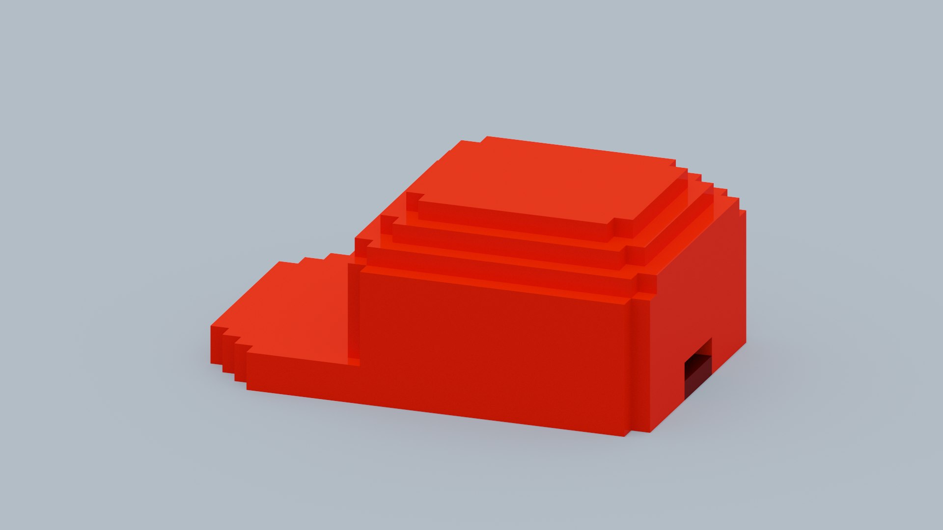 3D Voxel Red Hat - TurboSquid 1929051
