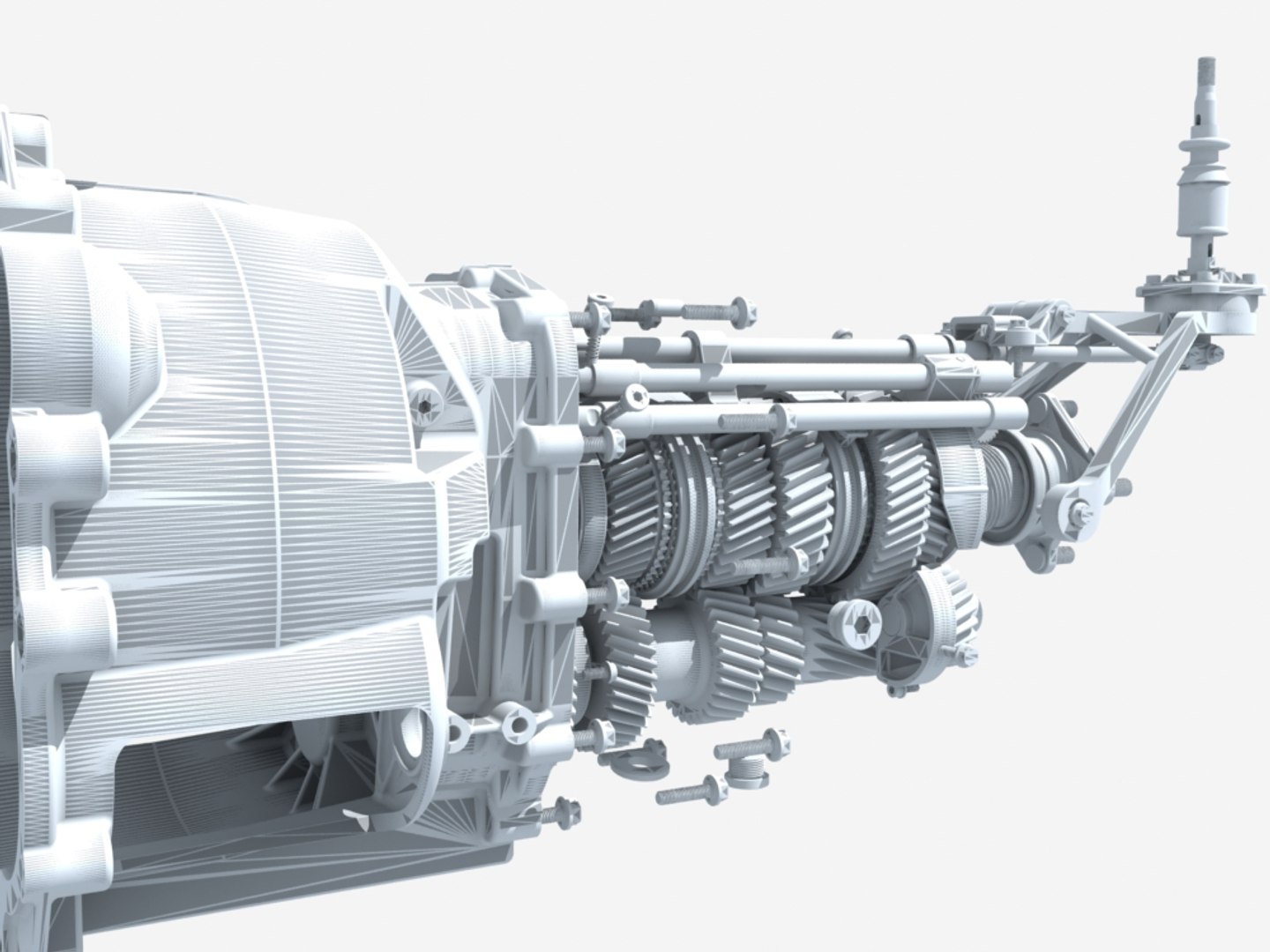 3D gearbox model - TurboSquid 1587436