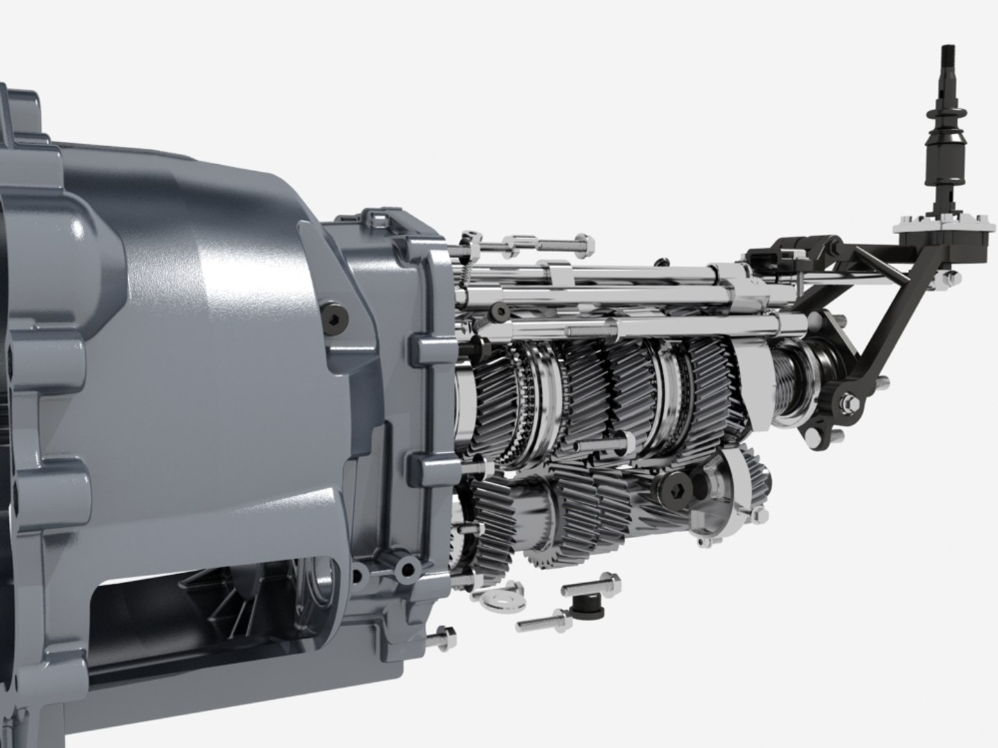 3D Gearbox Model - TurboSquid 1587436