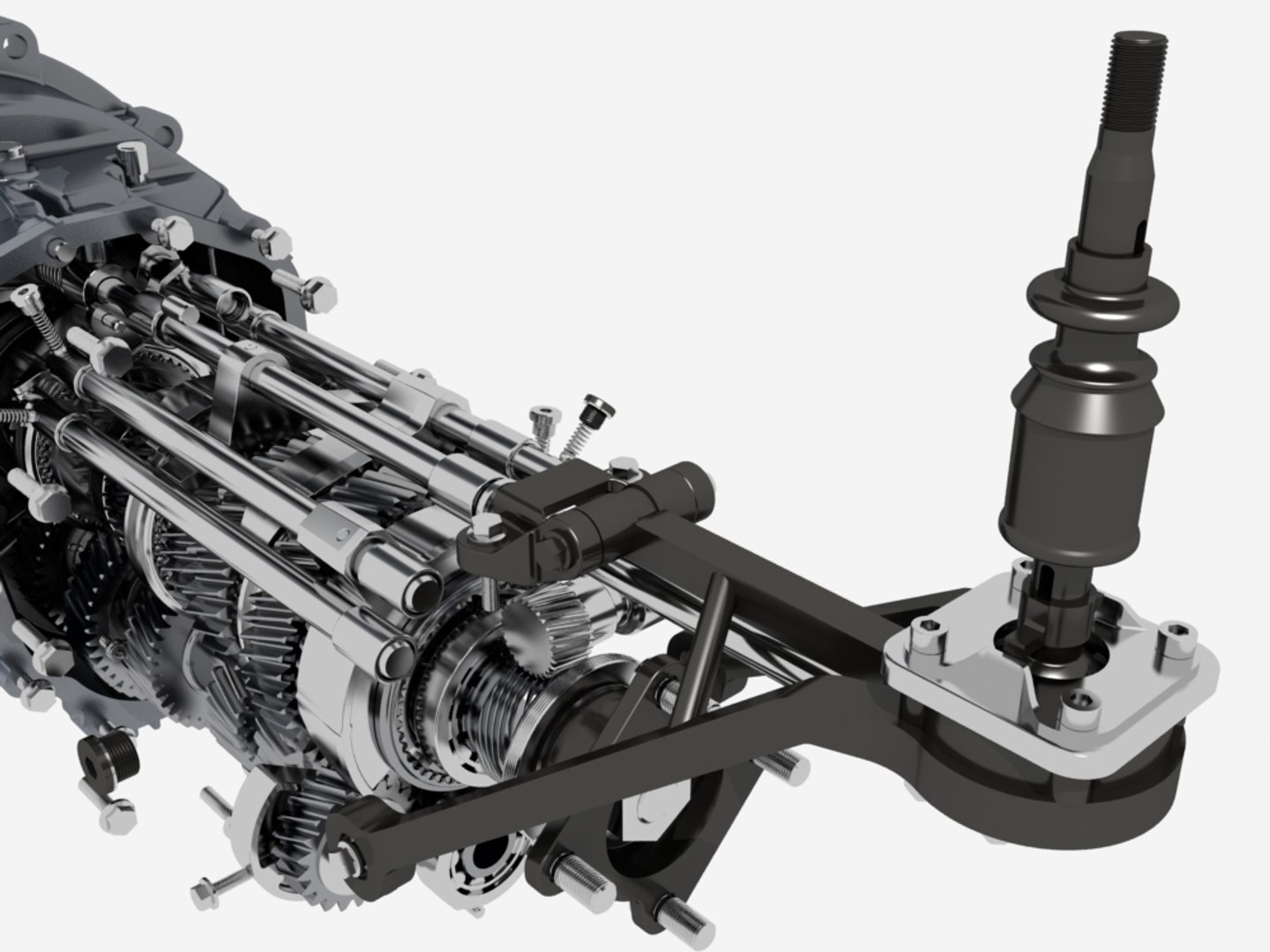 3D Gearbox Model - TurboSquid 1587436