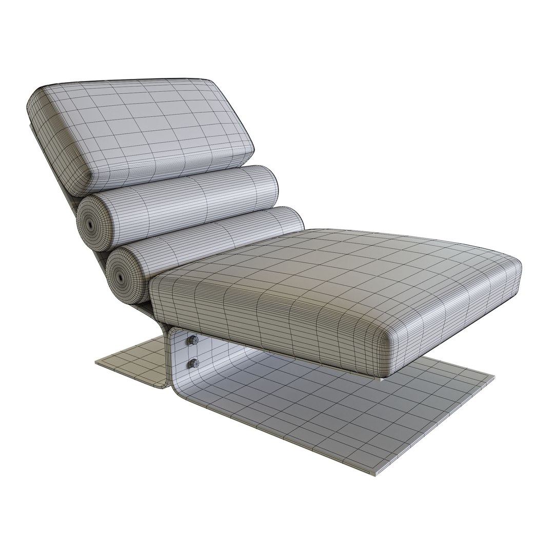 Lounge chair 3D model - TurboSquid 2181301