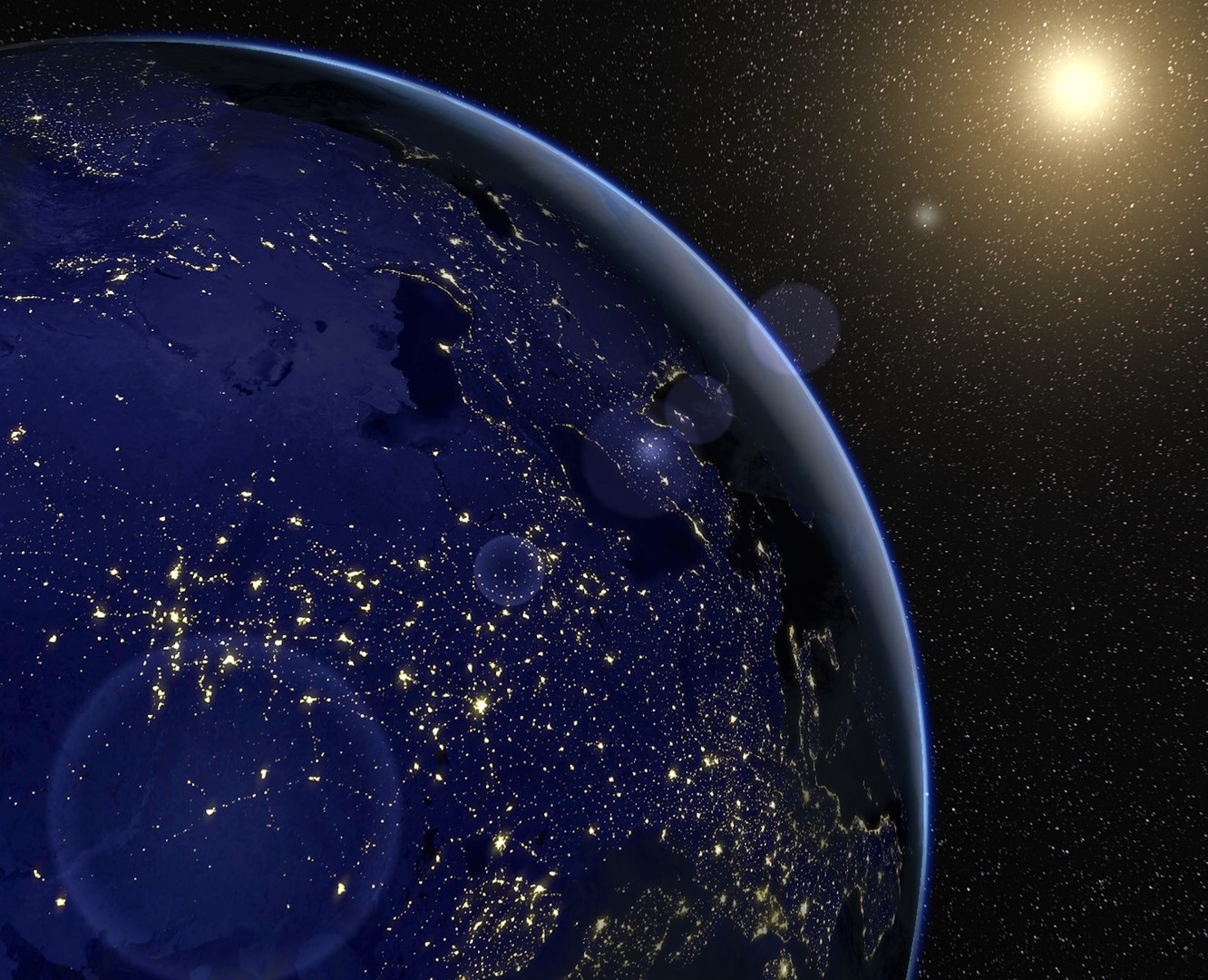 Earth Sun Land 3D Model - TurboSquid 1260747