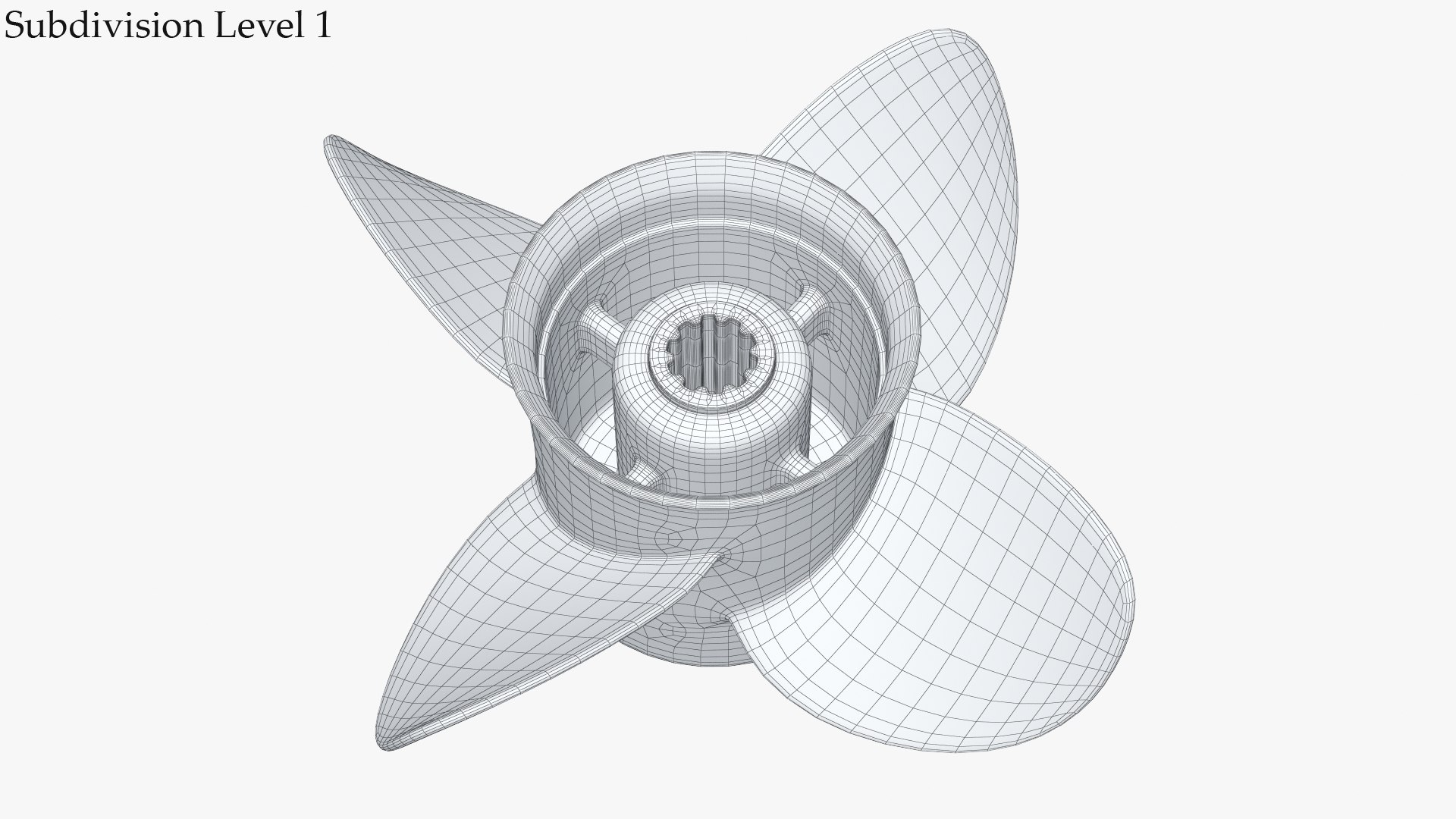 Boat Propeller Black 3D Model - TurboSquid 1713416