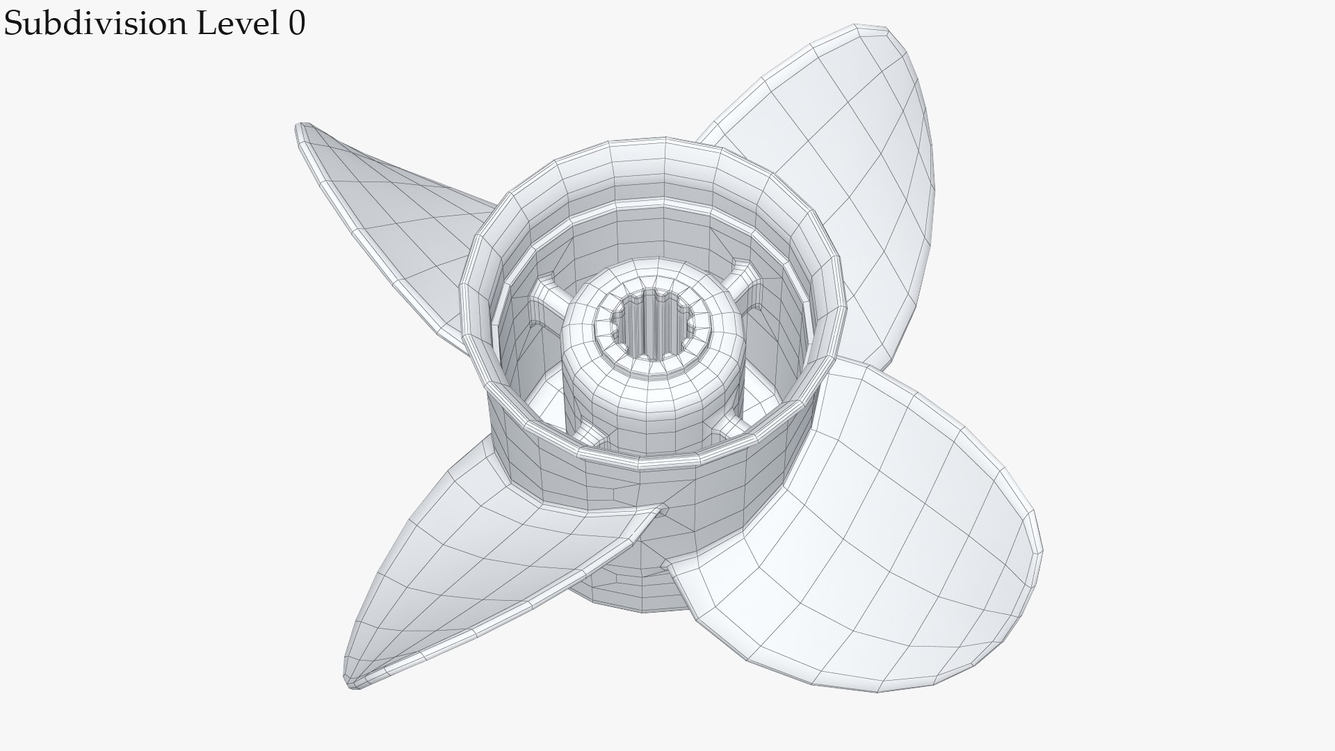 Boat Propeller Black 3D Model - TurboSquid 1713416