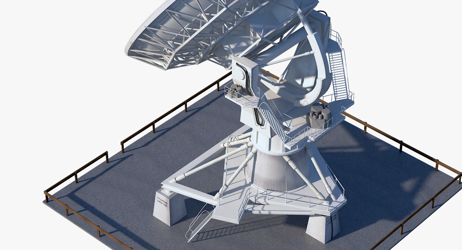 Large array vla telescope 3D model - TurboSquid 1243218