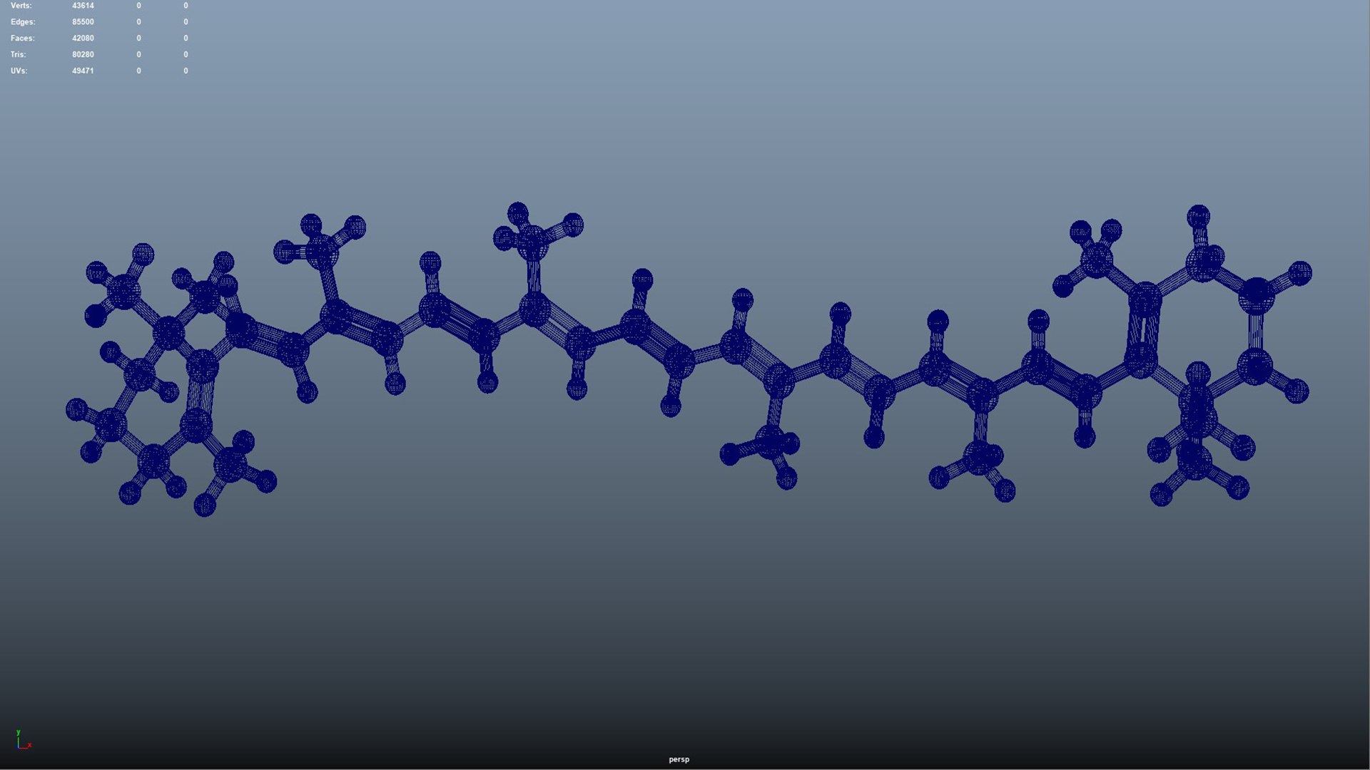 3D Beta Carotene Model - TurboSquid 2210438