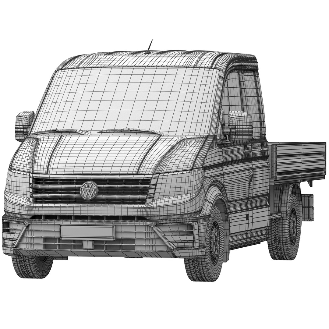 3D VW Crafter - TurboSquid 1786188