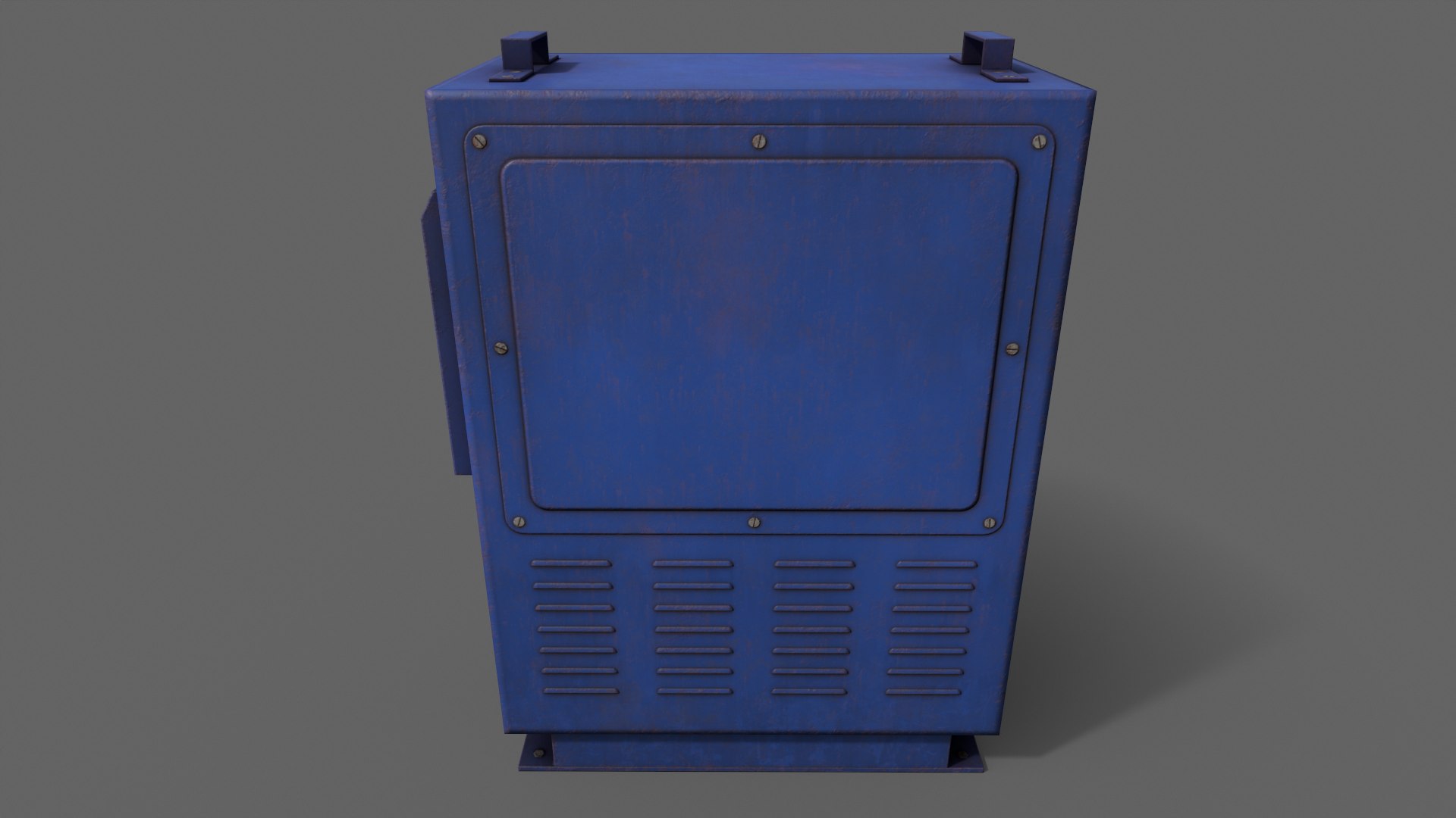 3D PBR Electric Box Blue V3 Model - TurboSquid 1779730