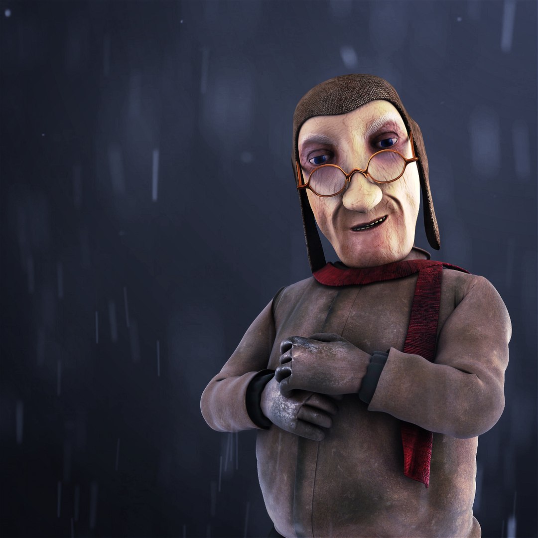 3d max rigging old man