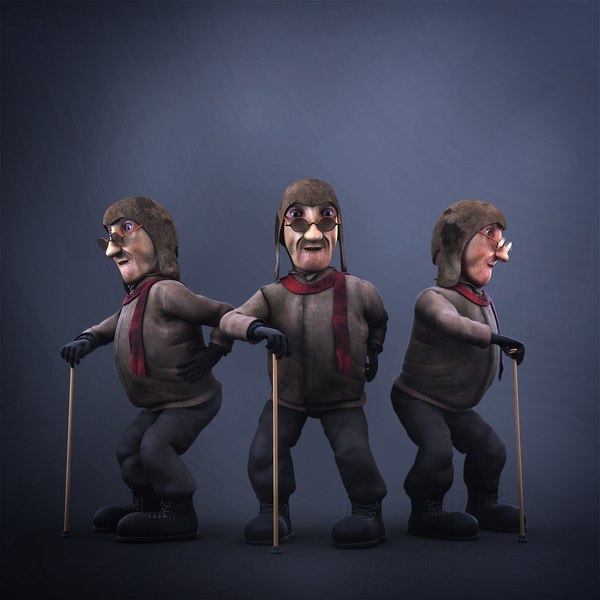 3d max rigging old man