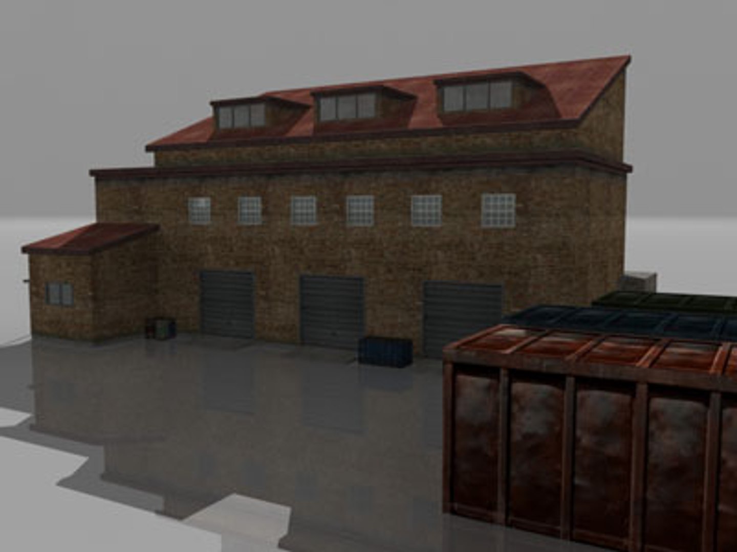3d Warehouse Building Model