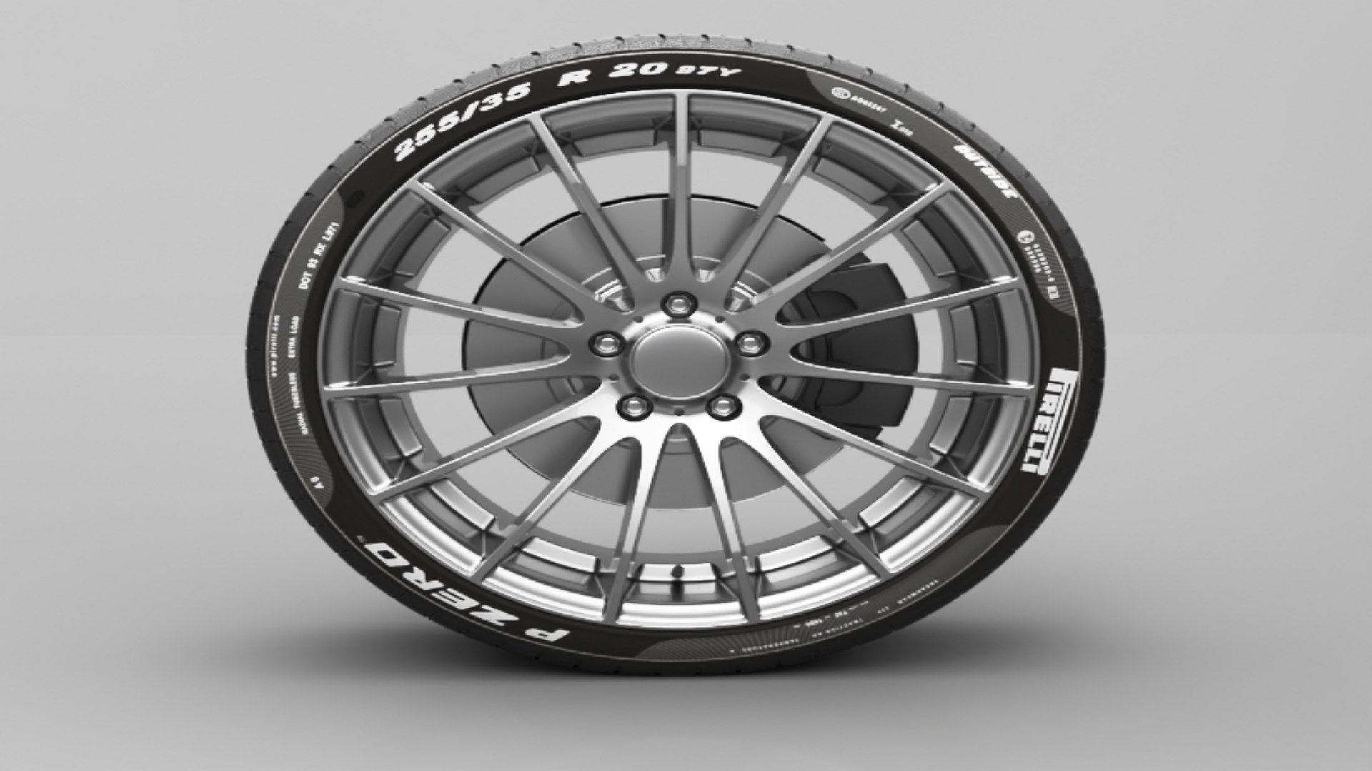 Realistic Tire Wheel 14 3D - TurboSquid 1723224