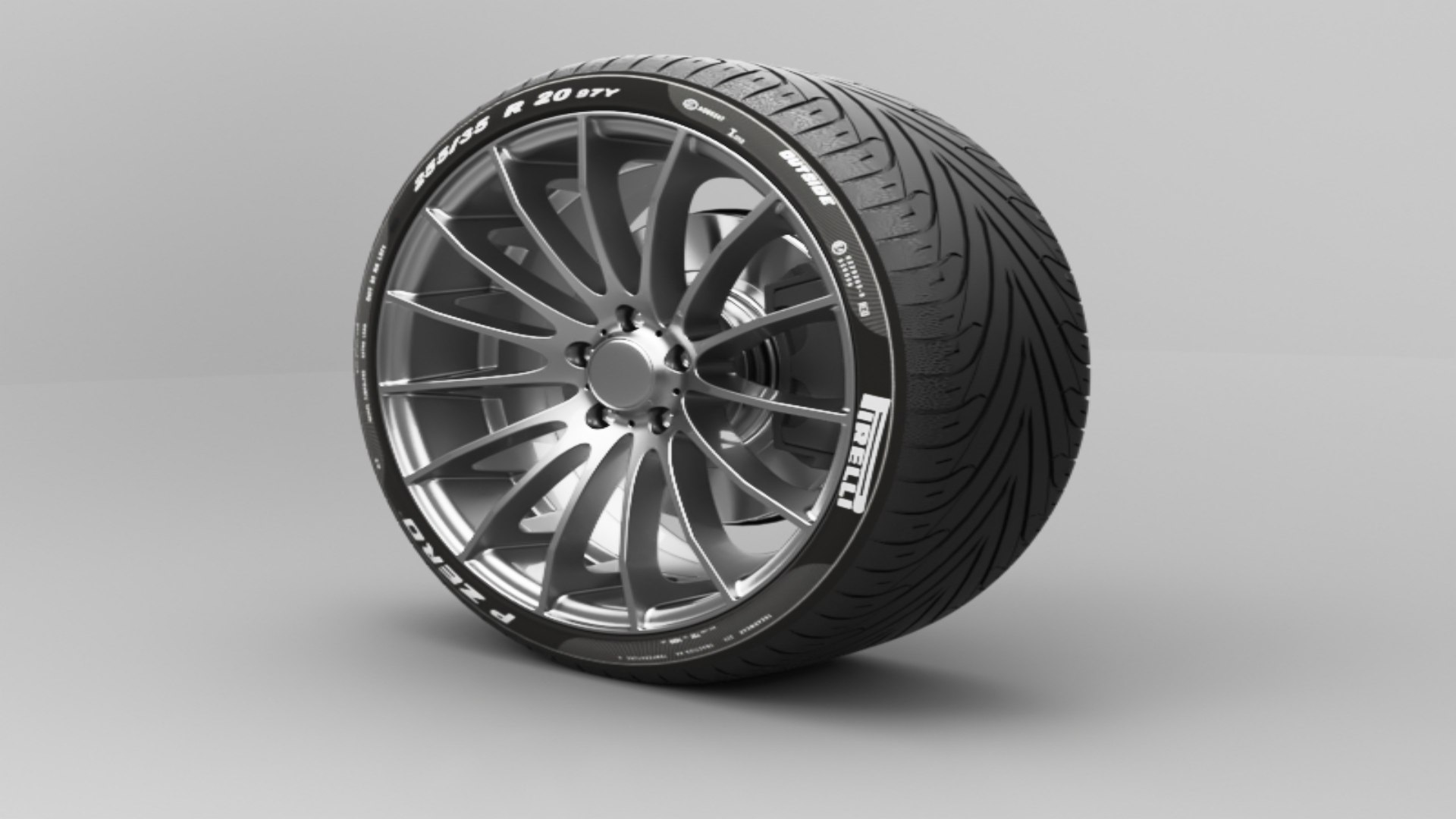 Realistic Tire Wheel 14 3D - TurboSquid 1723224