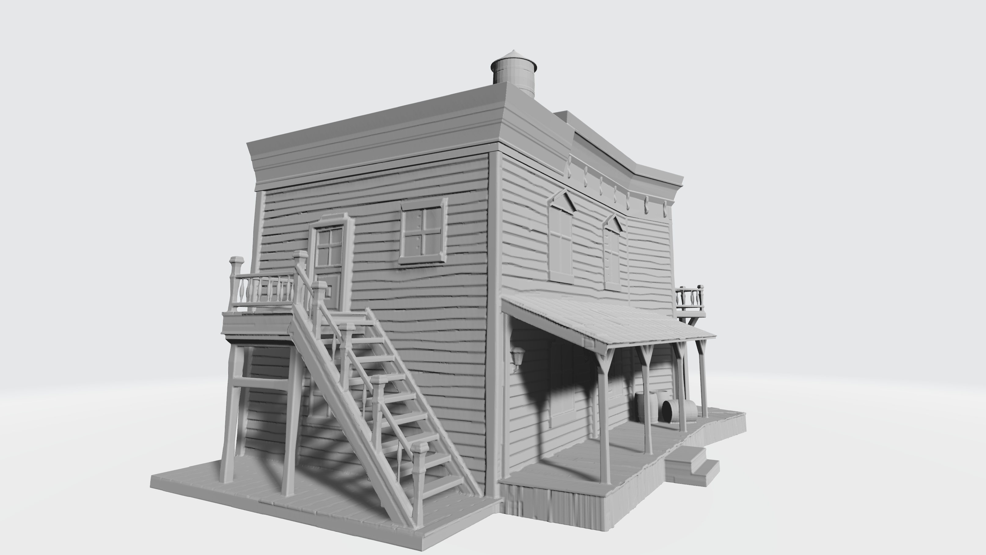 3D wild west build - TurboSquid 1692788