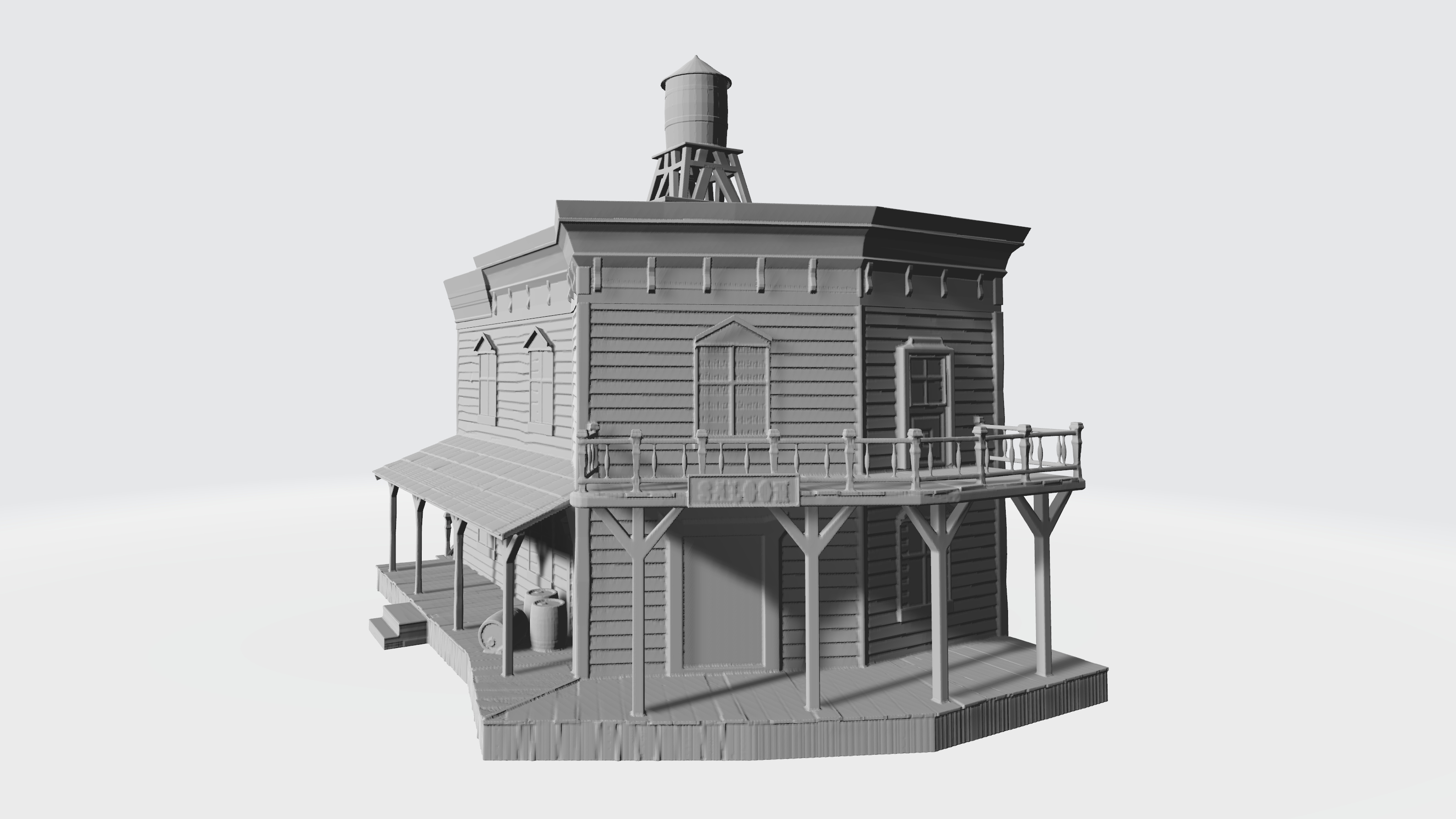 3D wild west build - TurboSquid 1692788