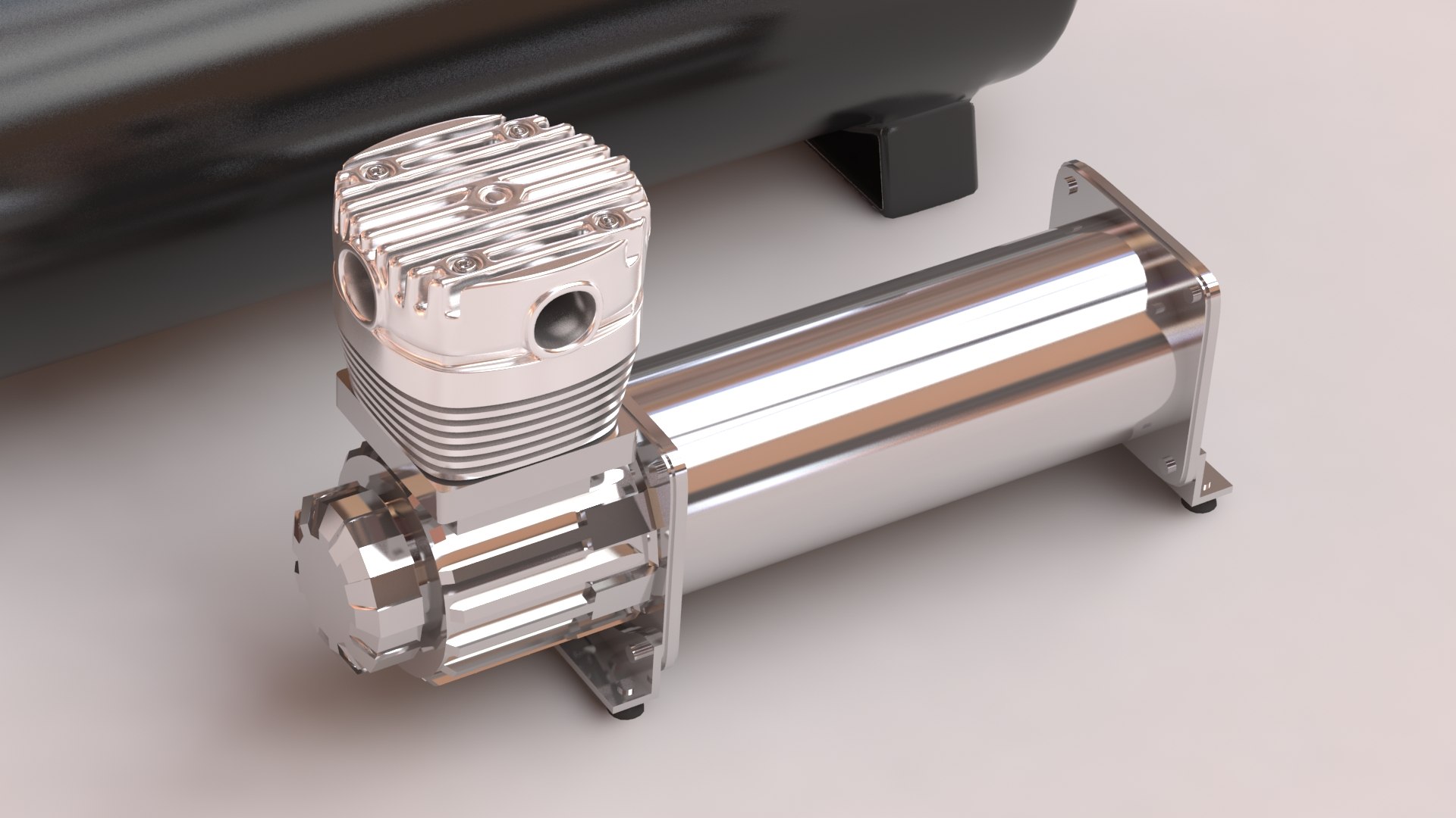 3D Compressor Printable Plus Air Tank - TurboSquid 1900942