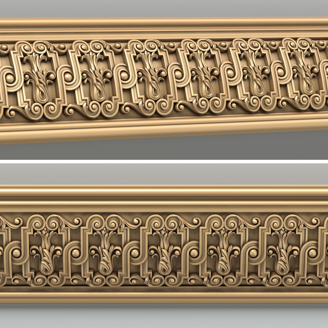 decorative moldings 3d model
