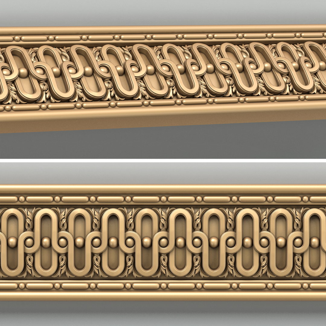 decorative moldings 3d model