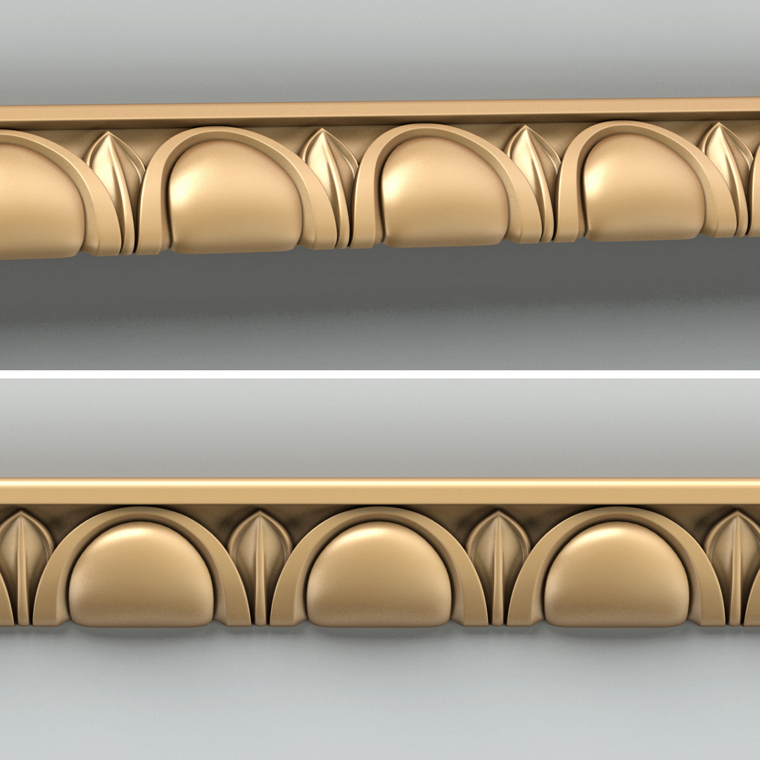 decorative moldings 3d model
