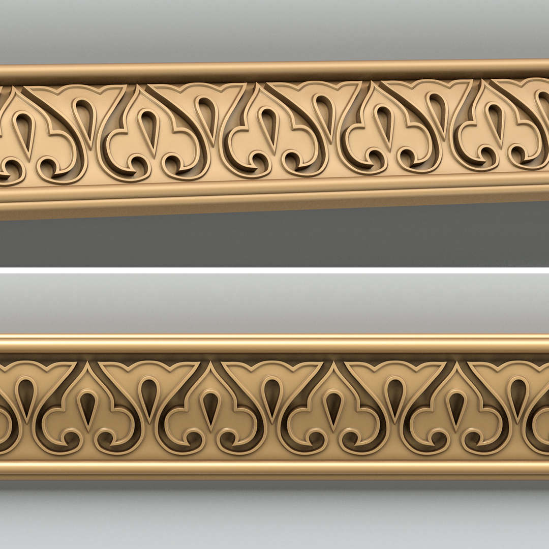 decorative moldings 3d model