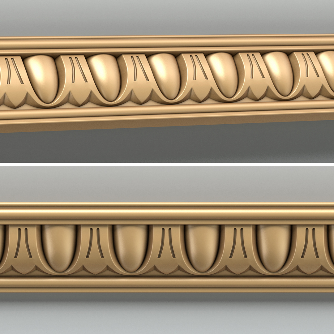 decorative moldings 3d model