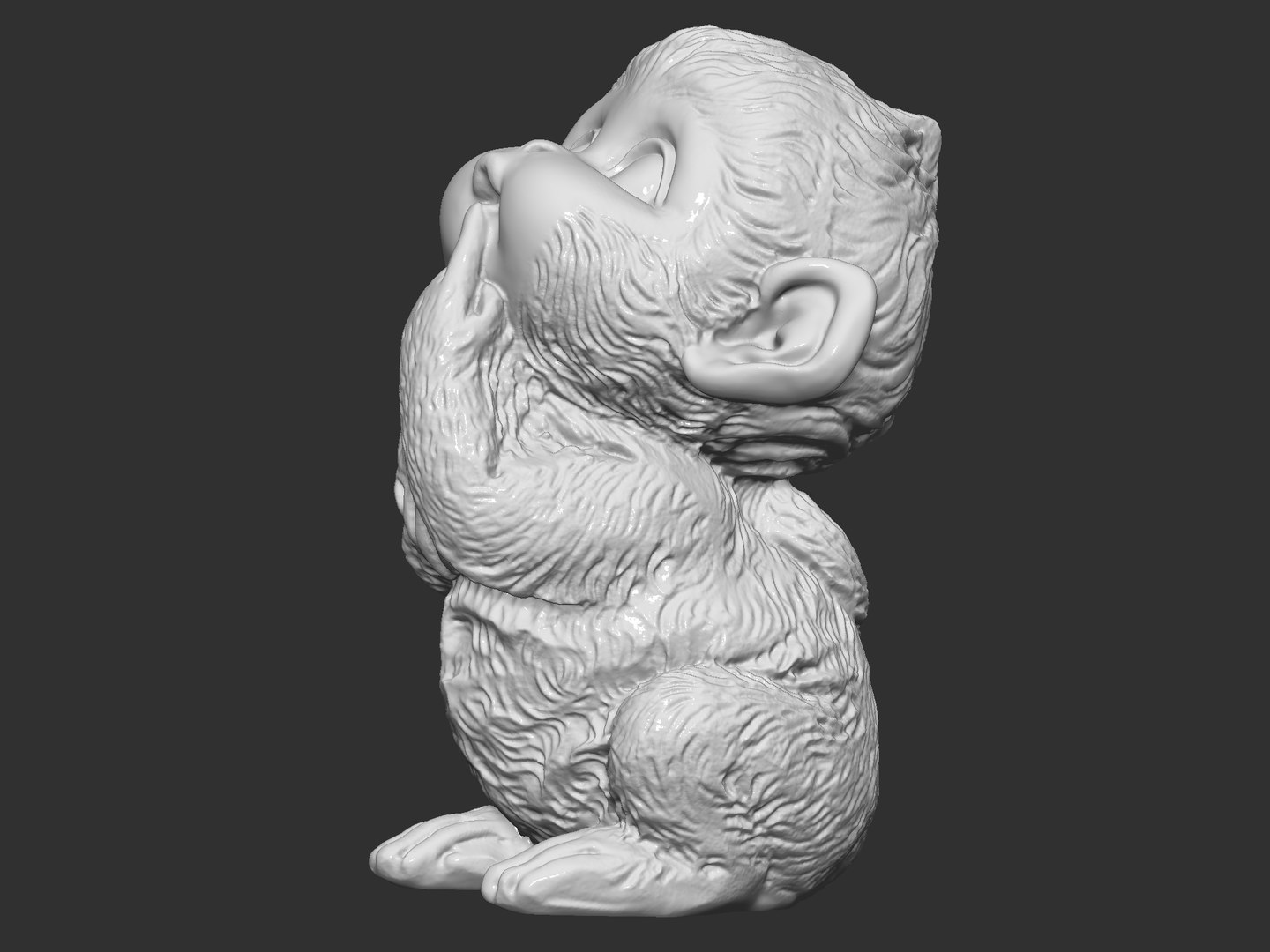 3D Model Monkey Cute - TurboSquid 2037997