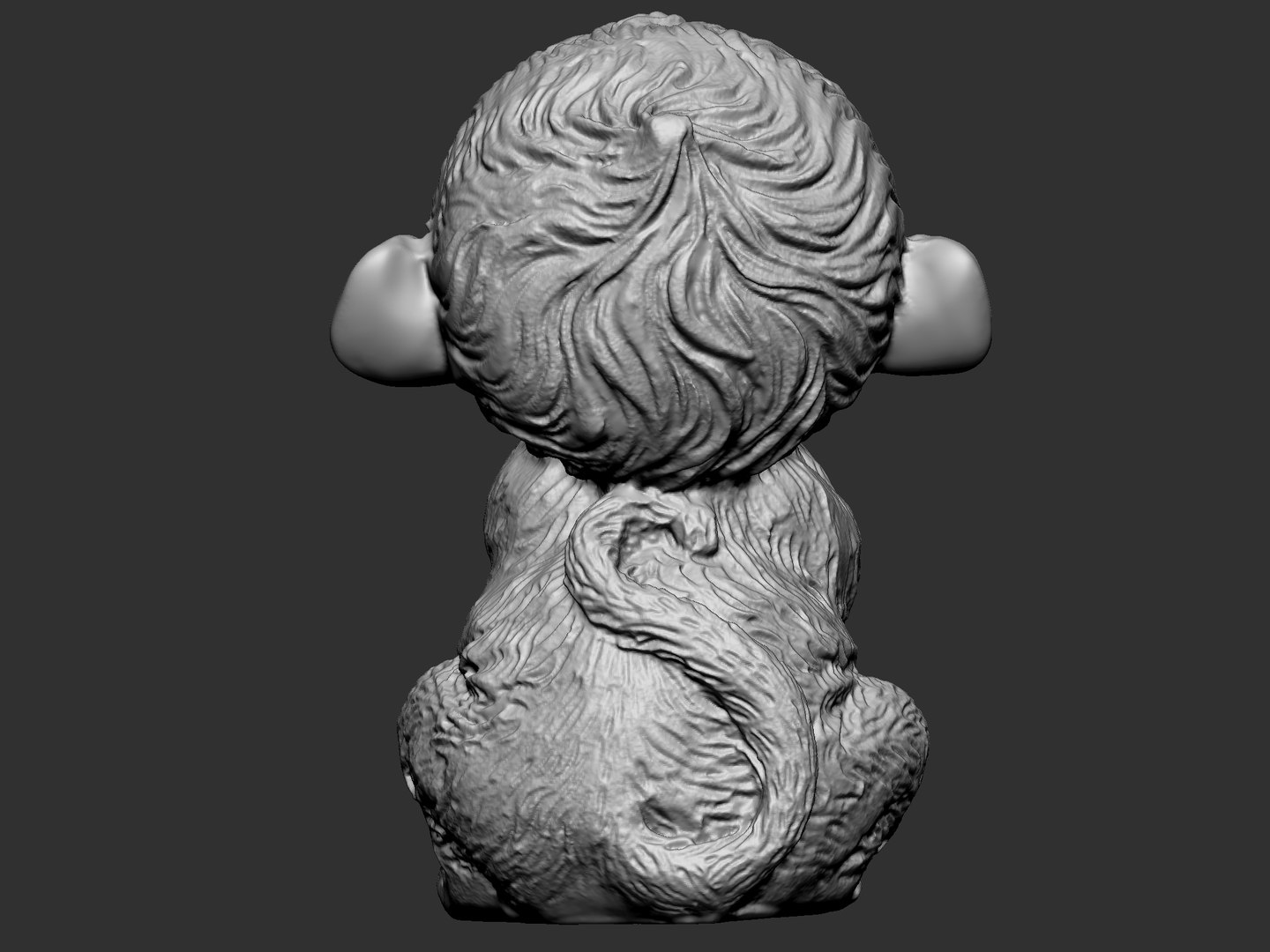 3D Model Monkey Cute - TurboSquid 2037997