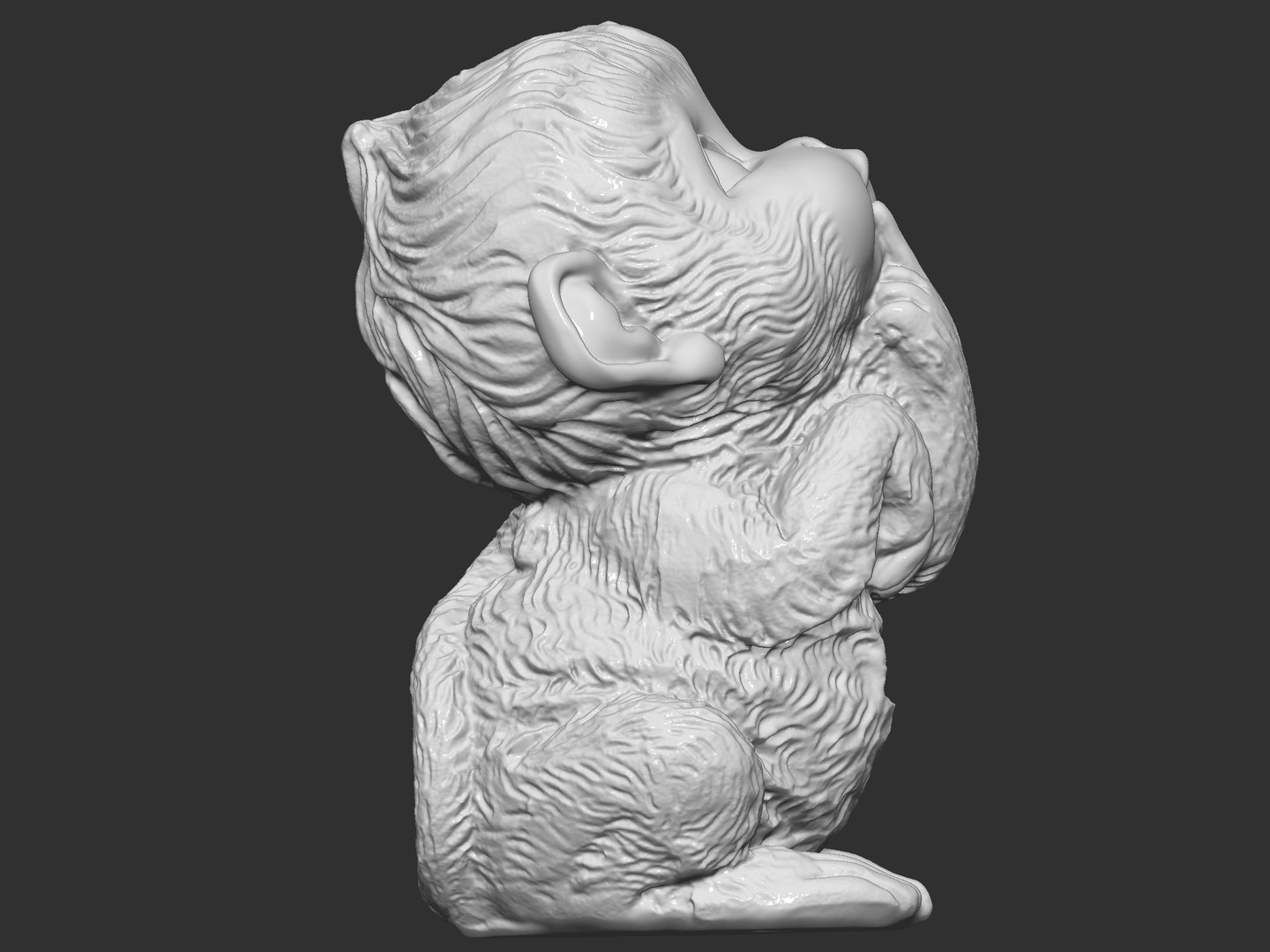 3D Model Monkey Cute - TurboSquid 2037997