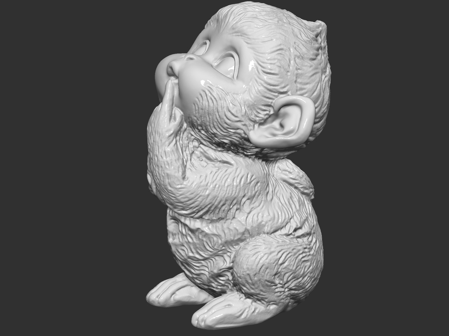 3D Model Monkey Cute - TurboSquid 2037997