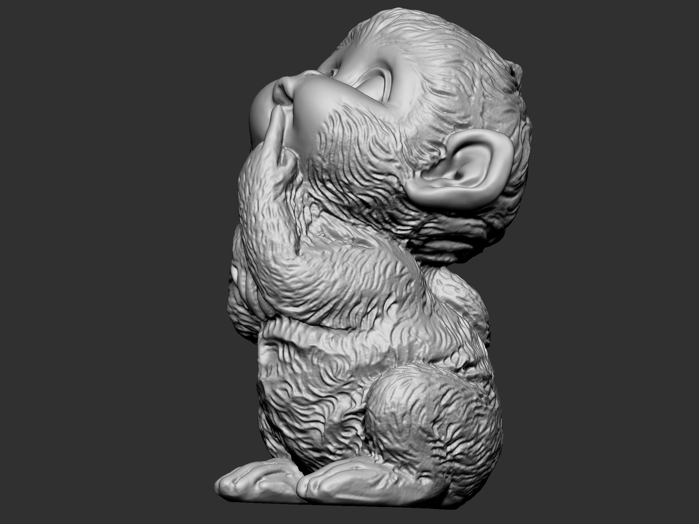 3D Model Monkey Cute - TurboSquid 2037997