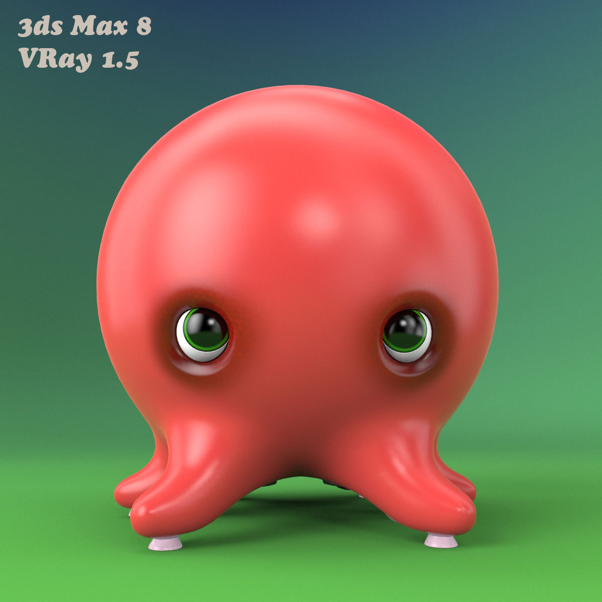 free octopus 3d model