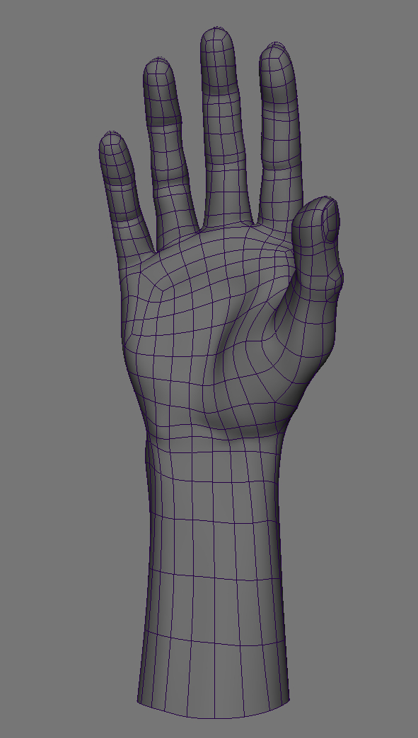 realistic rigged hand 3d fbx