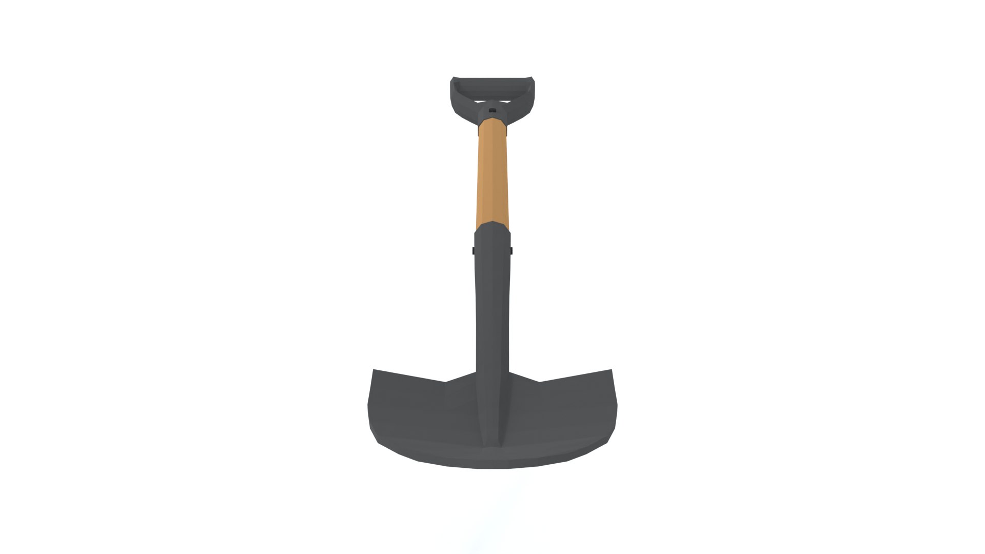 Low Poly Cartoon Shovel 3D Model - TurboSquid 1843462