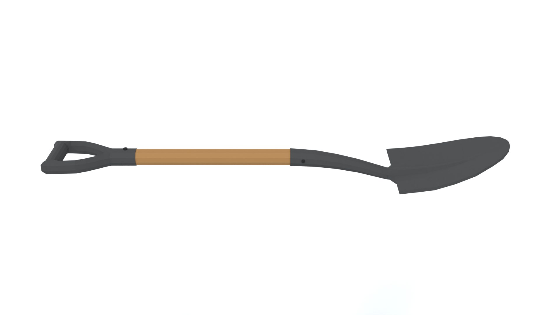 Low Poly Cartoon Shovel 3D Model - TurboSquid 1843462
