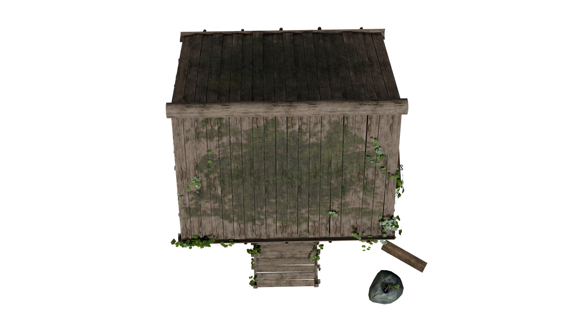 3D Log Cabin - Slavic Hut PBR - TurboSquid 1985456