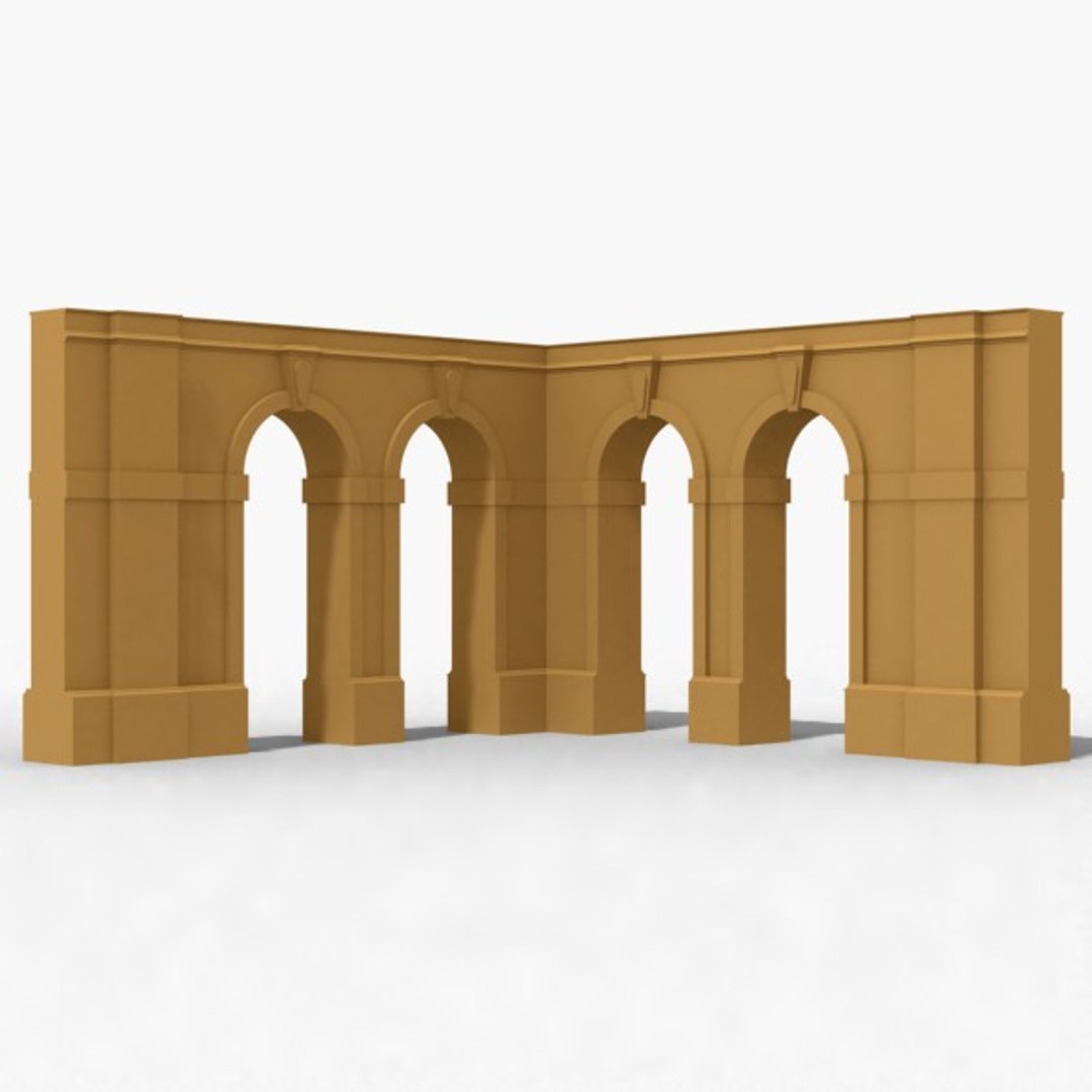arches corner 3d dxf