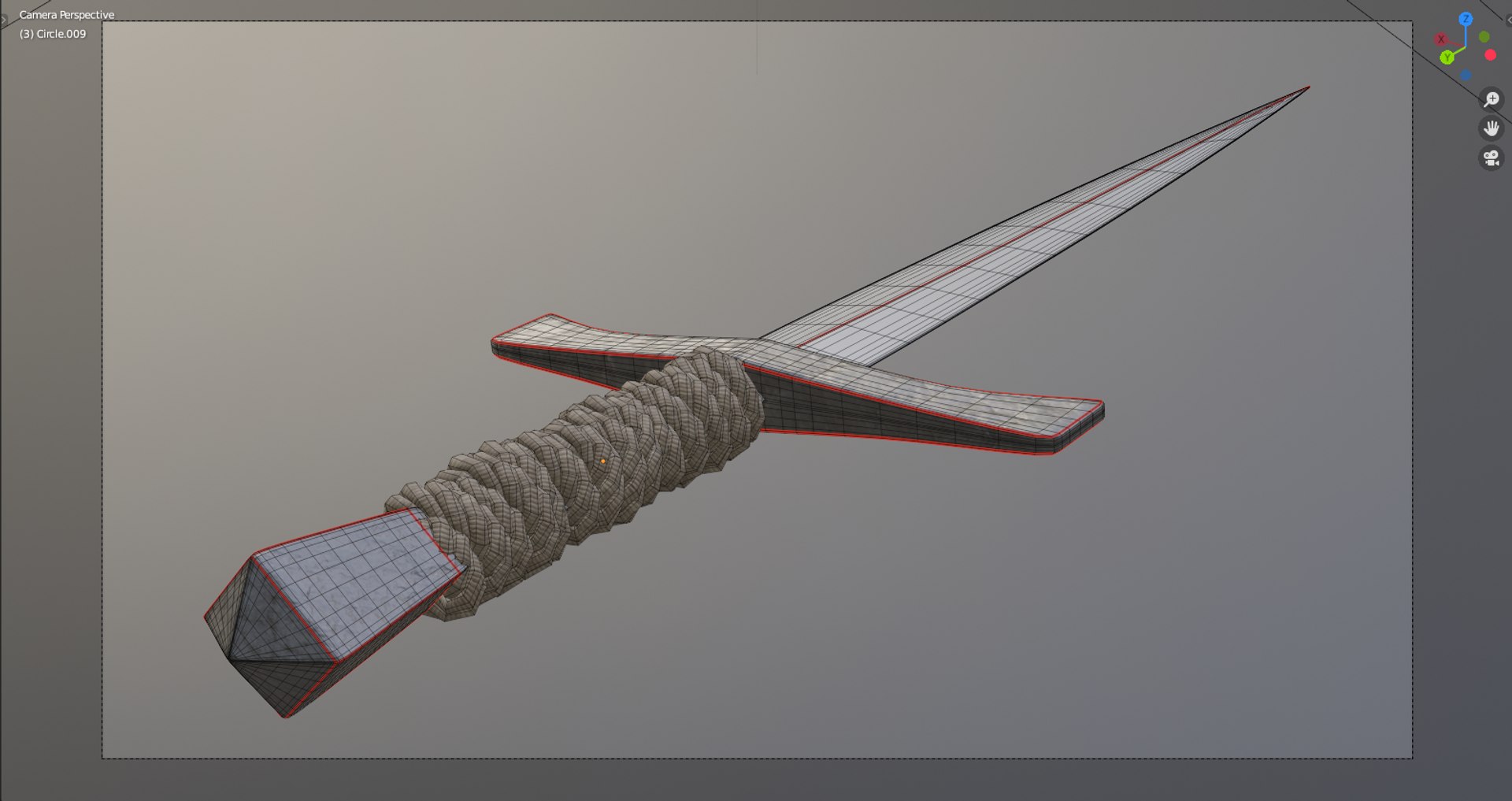 Low-poly dagger sword 3D model - TurboSquid 1586353