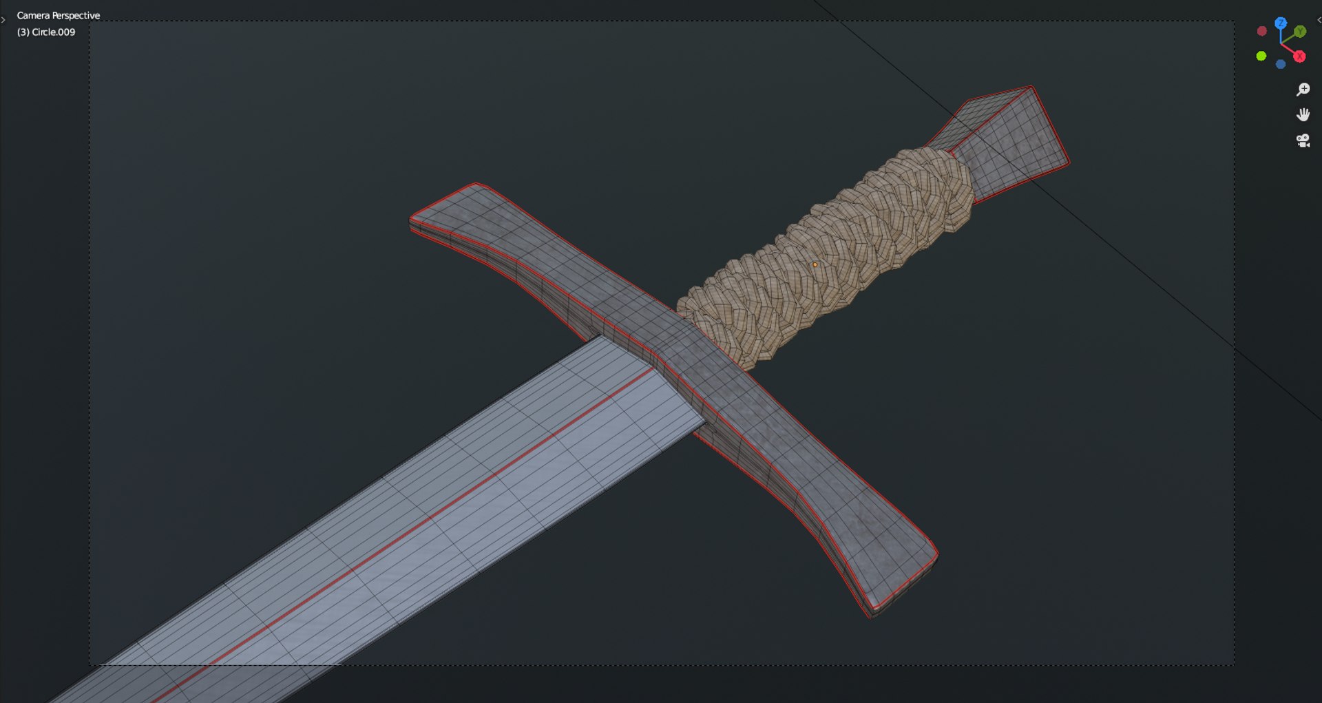 Low-poly dagger sword 3D model - TurboSquid 1586353
