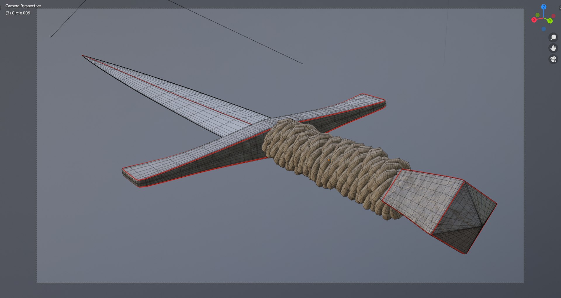 Low-poly dagger sword 3D model - TurboSquid 1586353