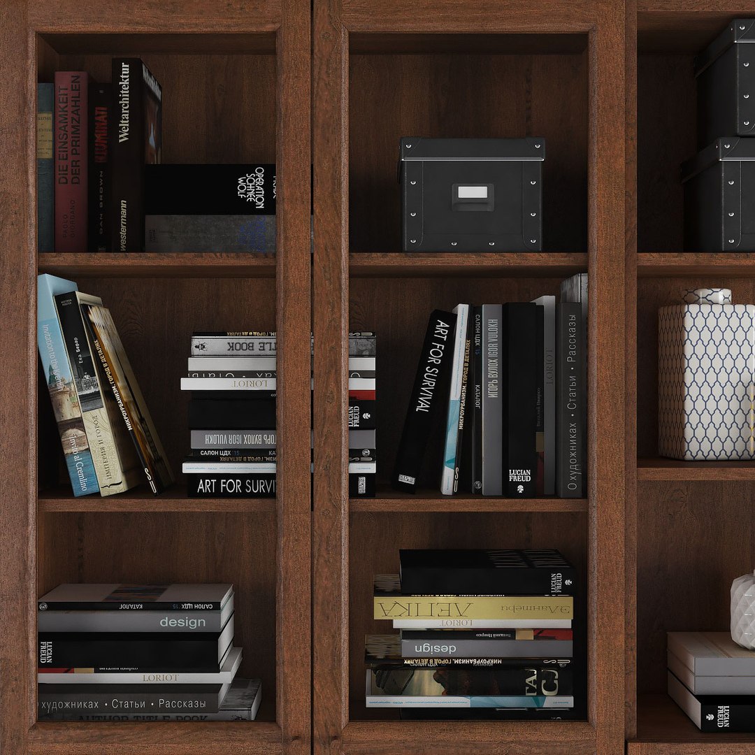 Bookcase billy doors 3D model - TurboSquid 1416760