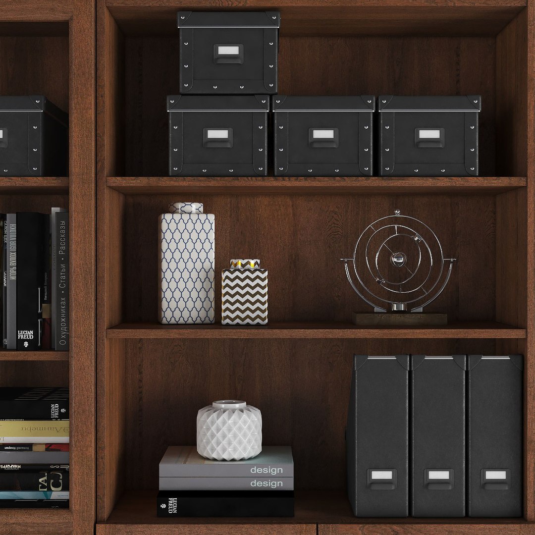 Bookcase billy doors 3D model - TurboSquid 1416760