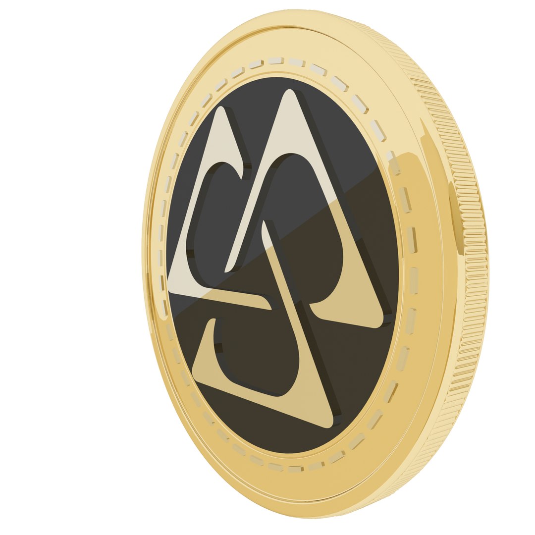GAPS Cryptocurrency Gold Coin Model - TurboSquid 1856514