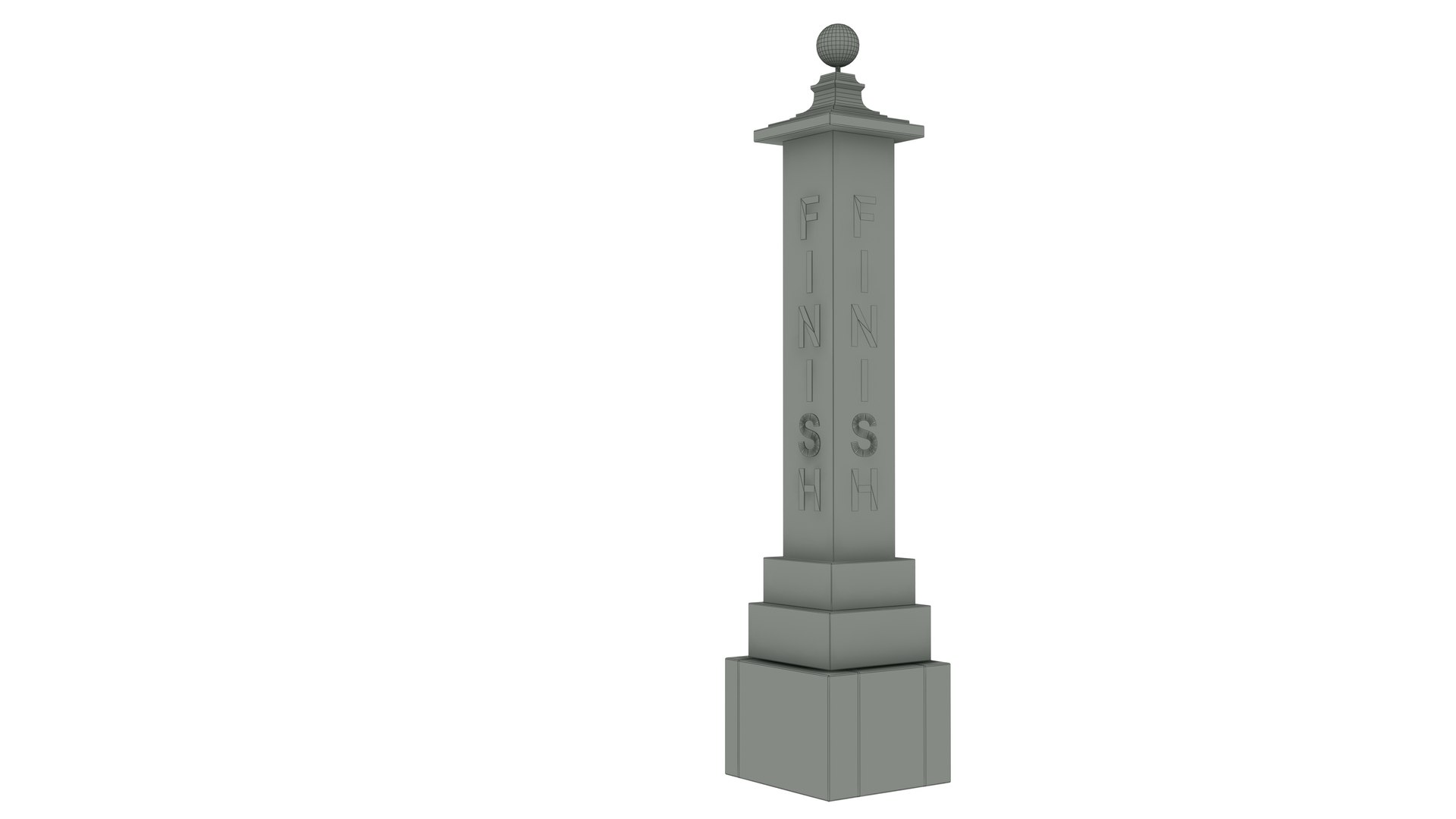 Horse Racing Track Finish Line Tower - TurboSquid 2268527