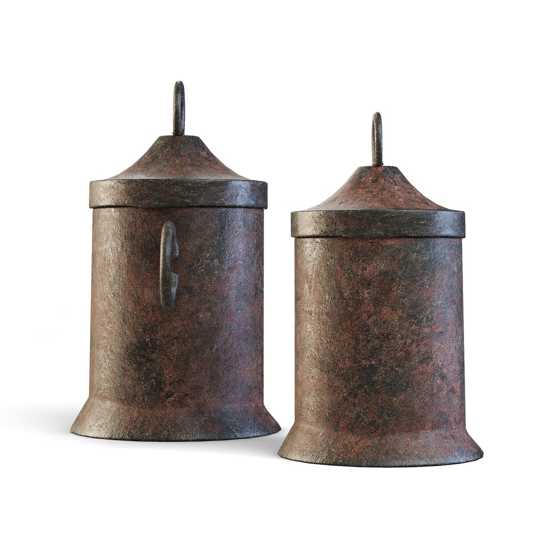 3D Old Metal Containers - TurboSquid 2229731