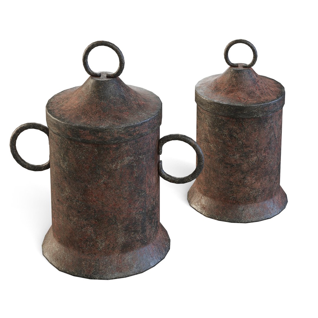 3D Old Metal Containers - TurboSquid 2229731