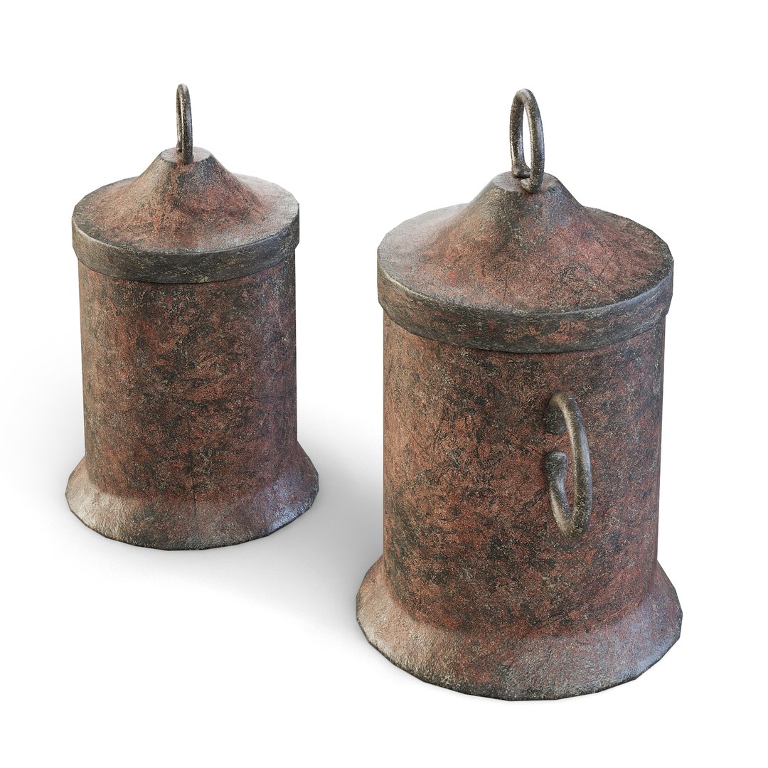 3D Old Metal Containers - TurboSquid 2229731